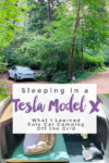 Sleeping in a Tesla Model X: What I Learned Solo Camping Off Grid
